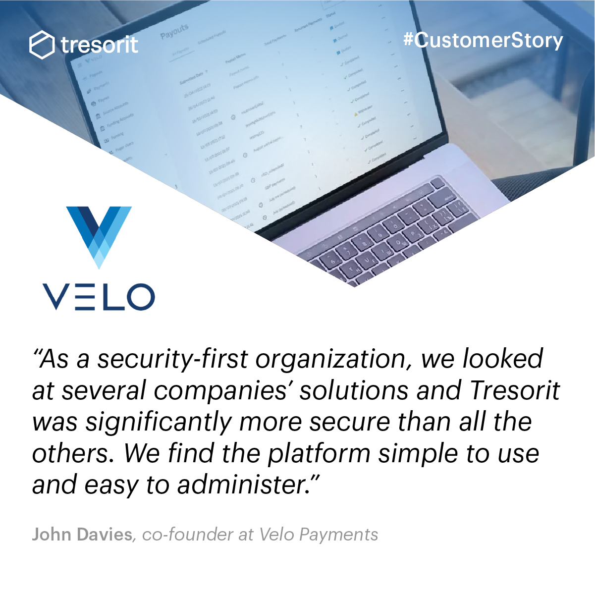How Velo maintains digital independence to provide state-of-the-art payments